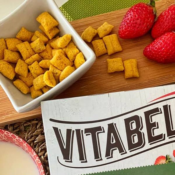 Μαξιλαράκια με γέμιση φράουλας vegan βιολογικα χ/γλ 300gr VitaBella ...