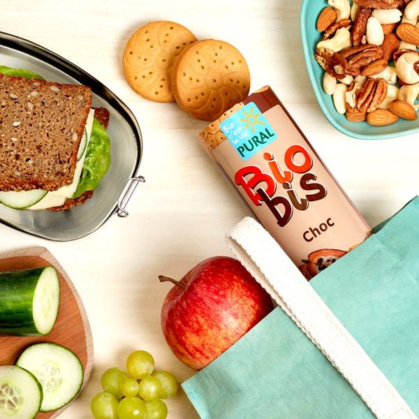 Μπισκότα vegan με γέμιση σοκολάτας βιολογικά Biobis Choc Pural 300gr ...