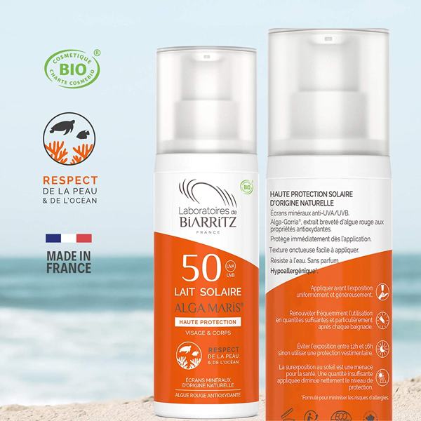 Algamaris - Αντηλιακή κρέμα προσώπου SPF50 (BIO) 50ml - GoNatural eshop