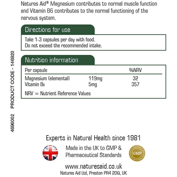 Μαγνήσιο magnesium citrate 750mg 60 κάψουλες - GoNatural eshop