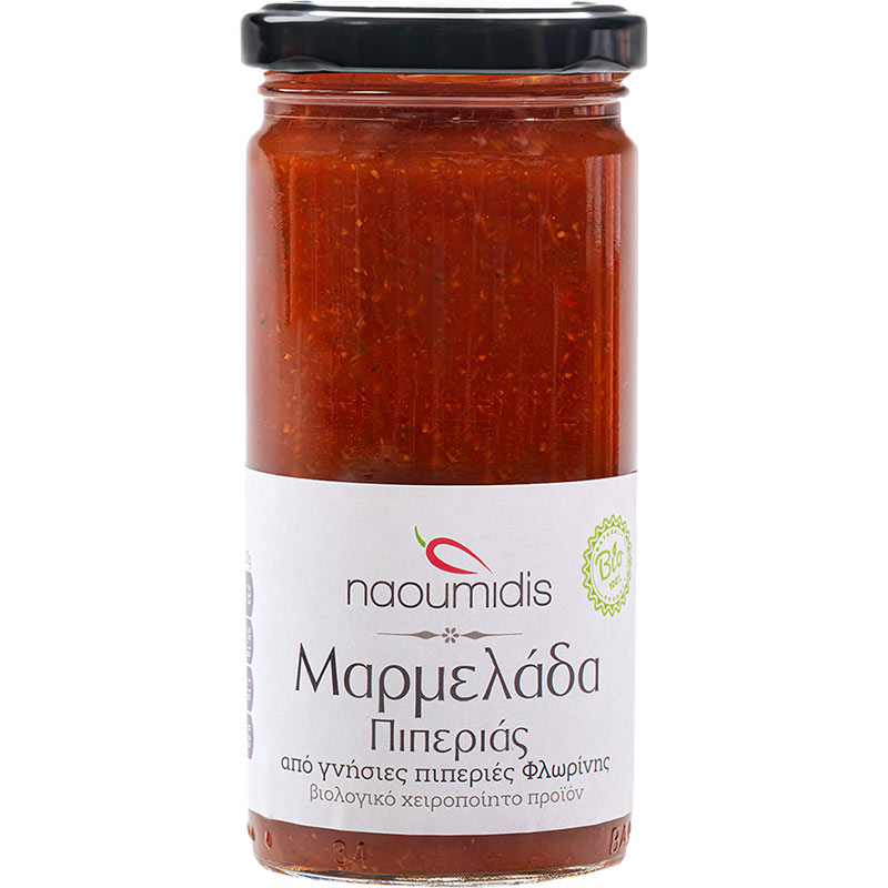 Μαρμελαδα Πιπεριας Bio Ναουμιδης 260gr - GoNatural eshop