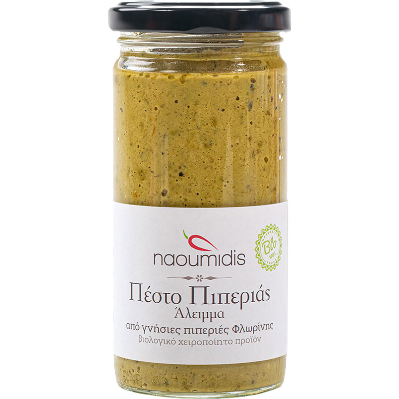 Πεστο Πιπεριας Bio Ναουμιδης 260gr - GoNatural eshop