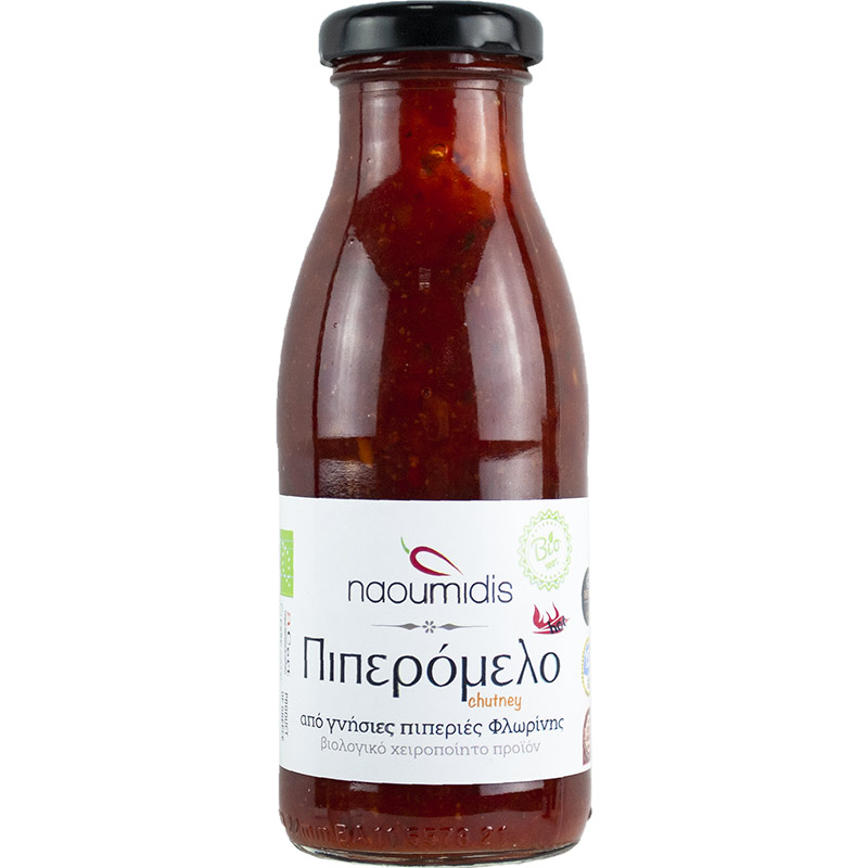 Chutney Πιπερομελο Πικαντικο Bio Ναουμιδης 270gr - GoNatural eshop